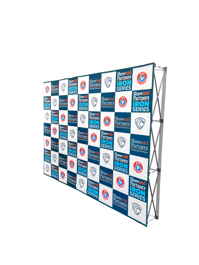 Pop Up Single Sided Media Wall - 3.0m x 2.25m | Star Outdoor